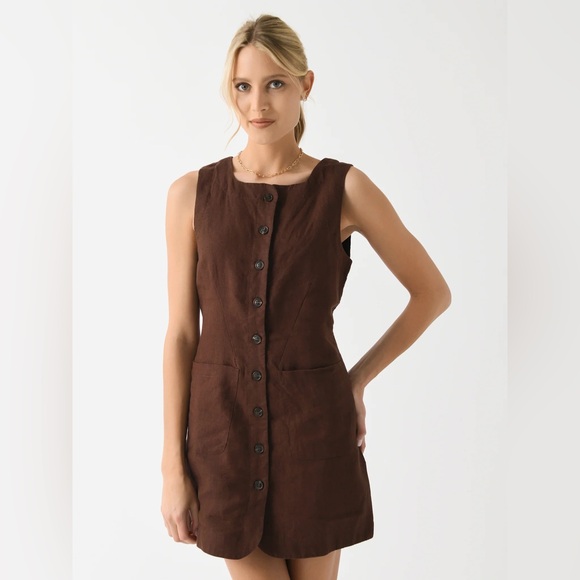 Posse | Dresses | Posse Emma Mini Dress Chocolate | Poshmark